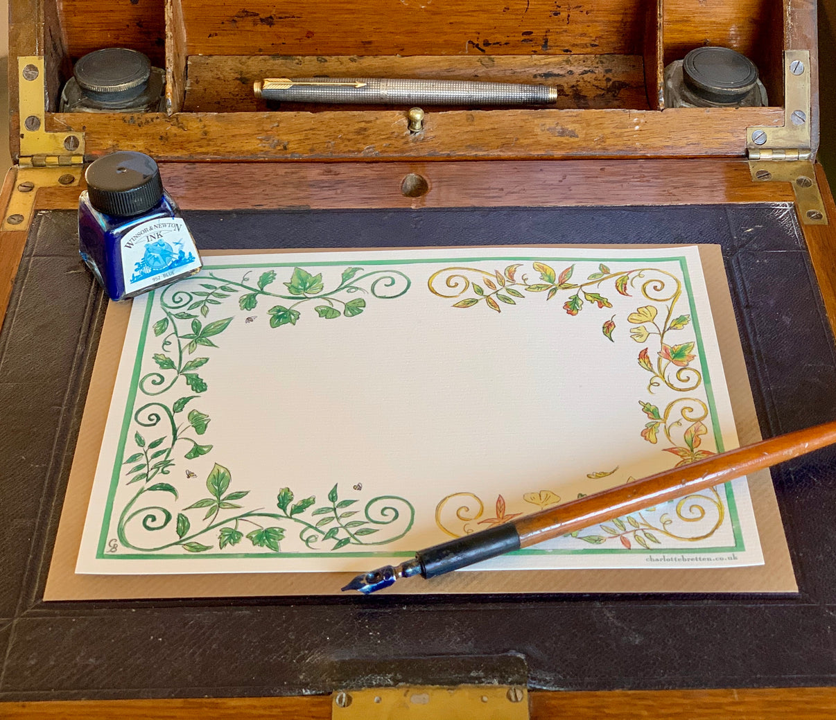 Seasonal Leaves – The Art of Putting Pen to Paper